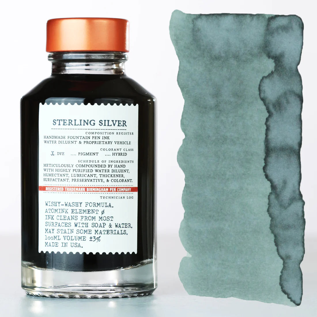 Birmingham Pen Co. Sterling Silver Ink - 4ml Sample – Gourmet Pens Shop