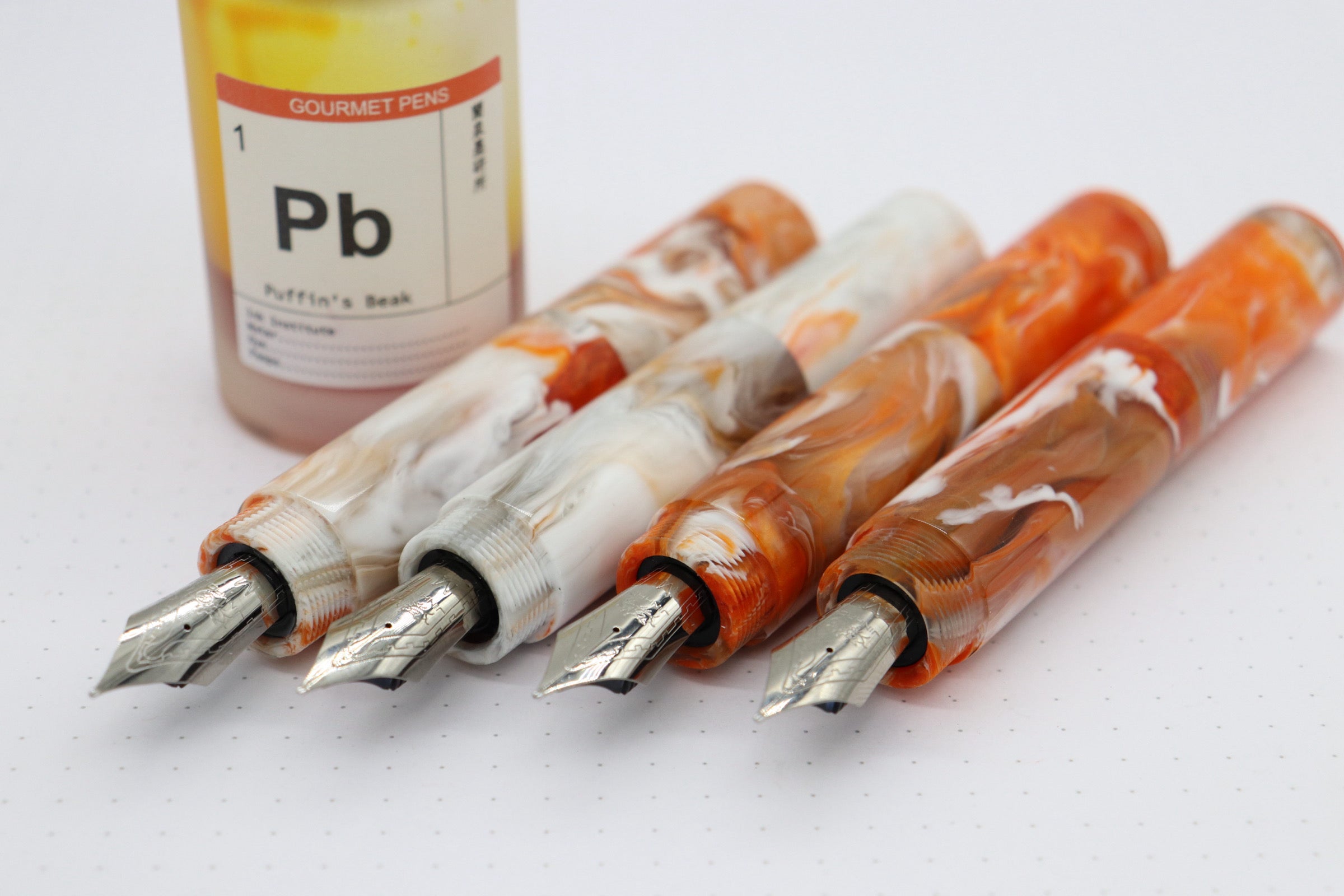 PensbyPasquale x Gourmet Pens Gnome Puffin's Beak Fountain Pen ...