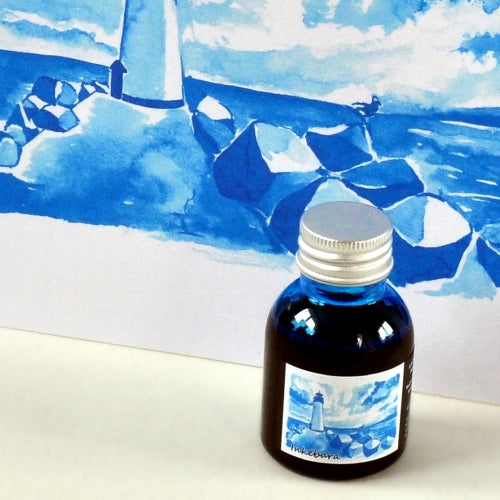Inkebara Special Edition Sea Blue - 60ml Bottled Ink – Gourmet Pens Shop