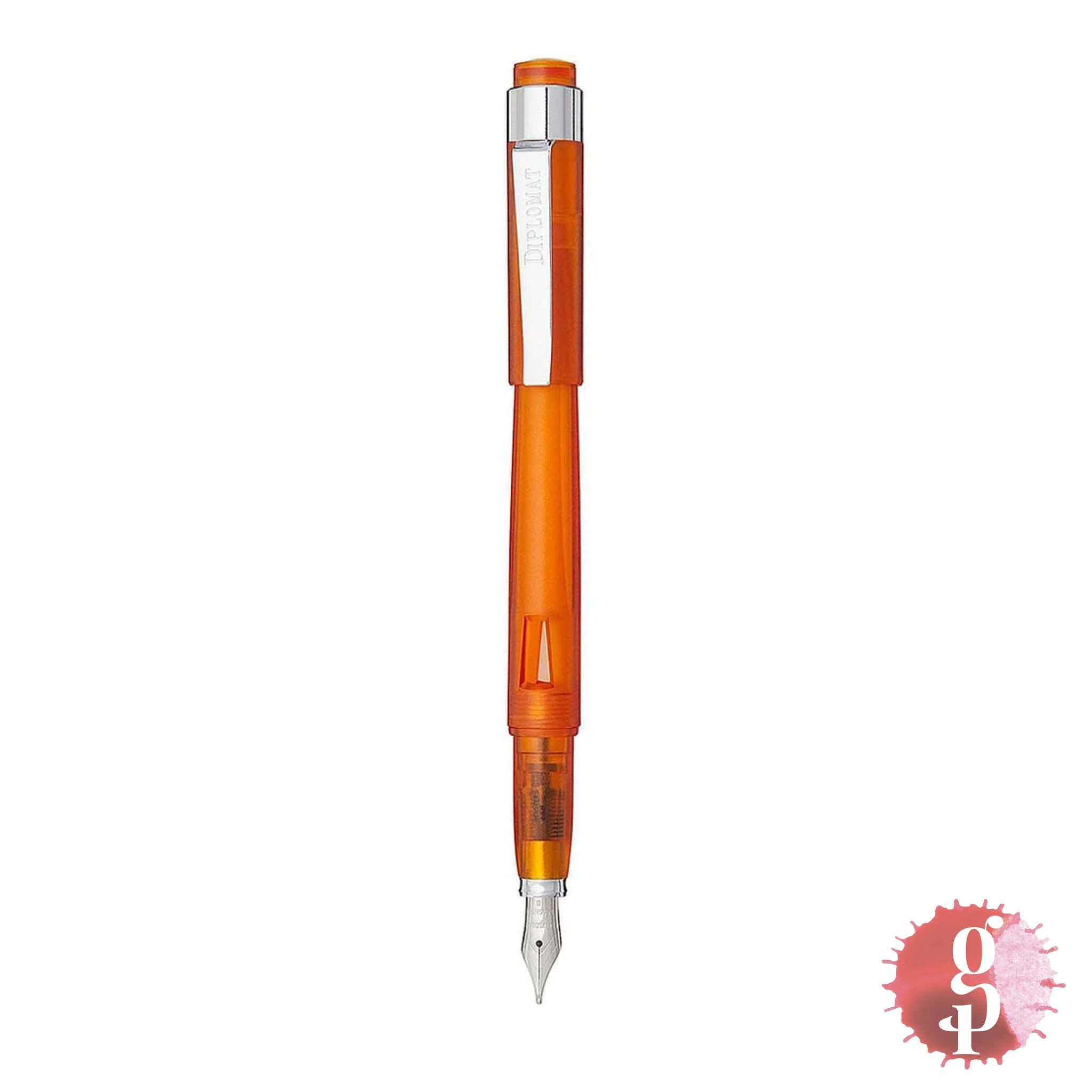Diplomat Magnum Demo Orange Fountain Pen – Gourmet Pens Shop