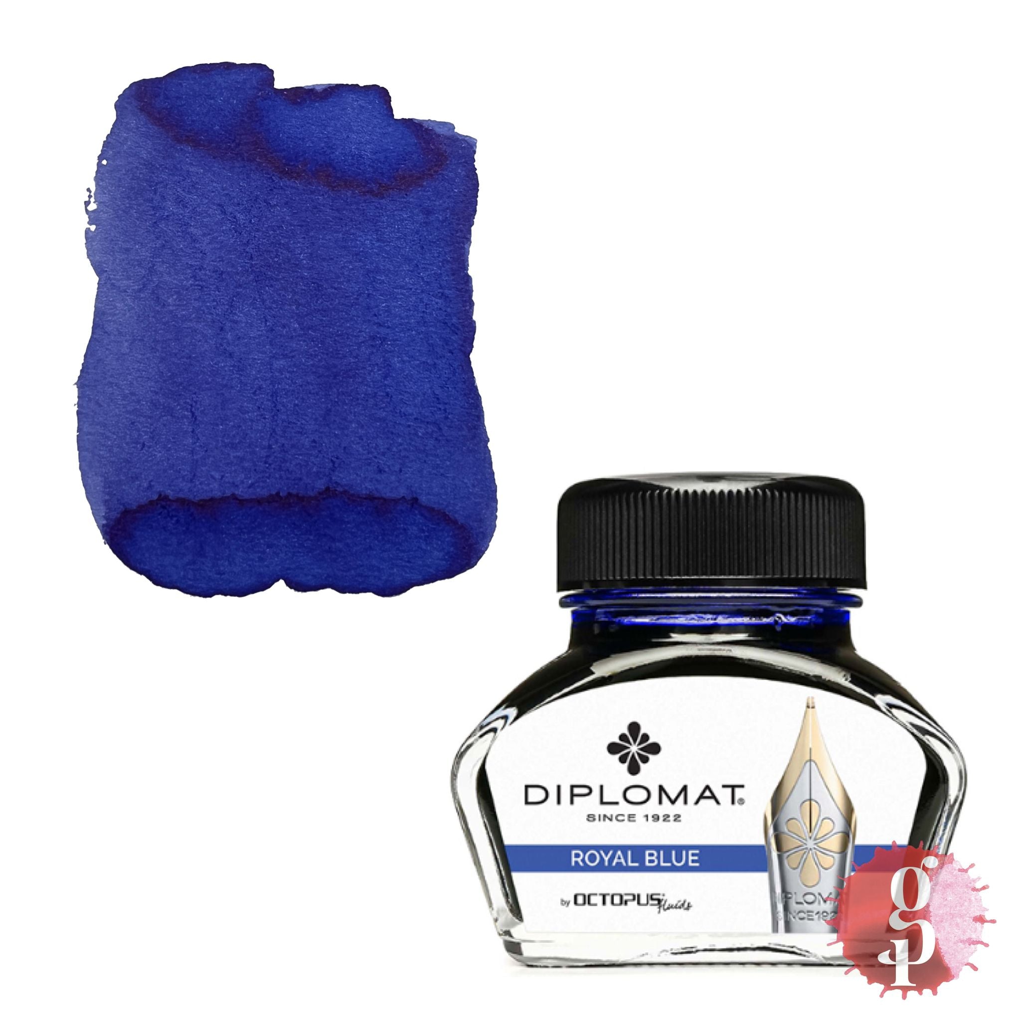 Diplomat Royal Blue - 30ml Bottled Ink – Gourmet Pens Shop
